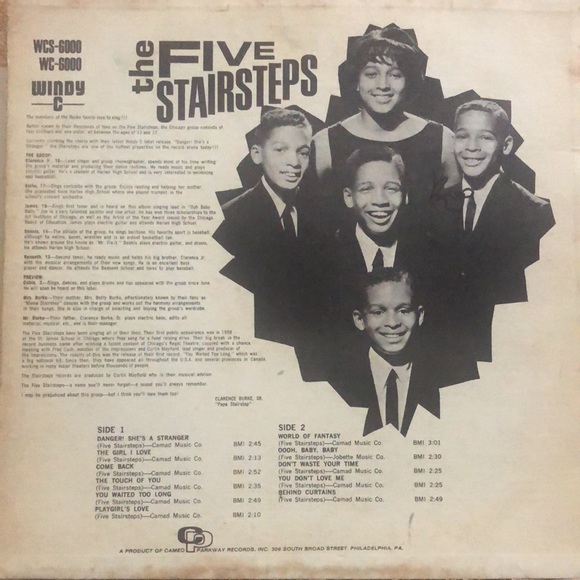 windy C | Media | 967 Vtg The Five Stairsteps Self Titled Lp Windy C ...